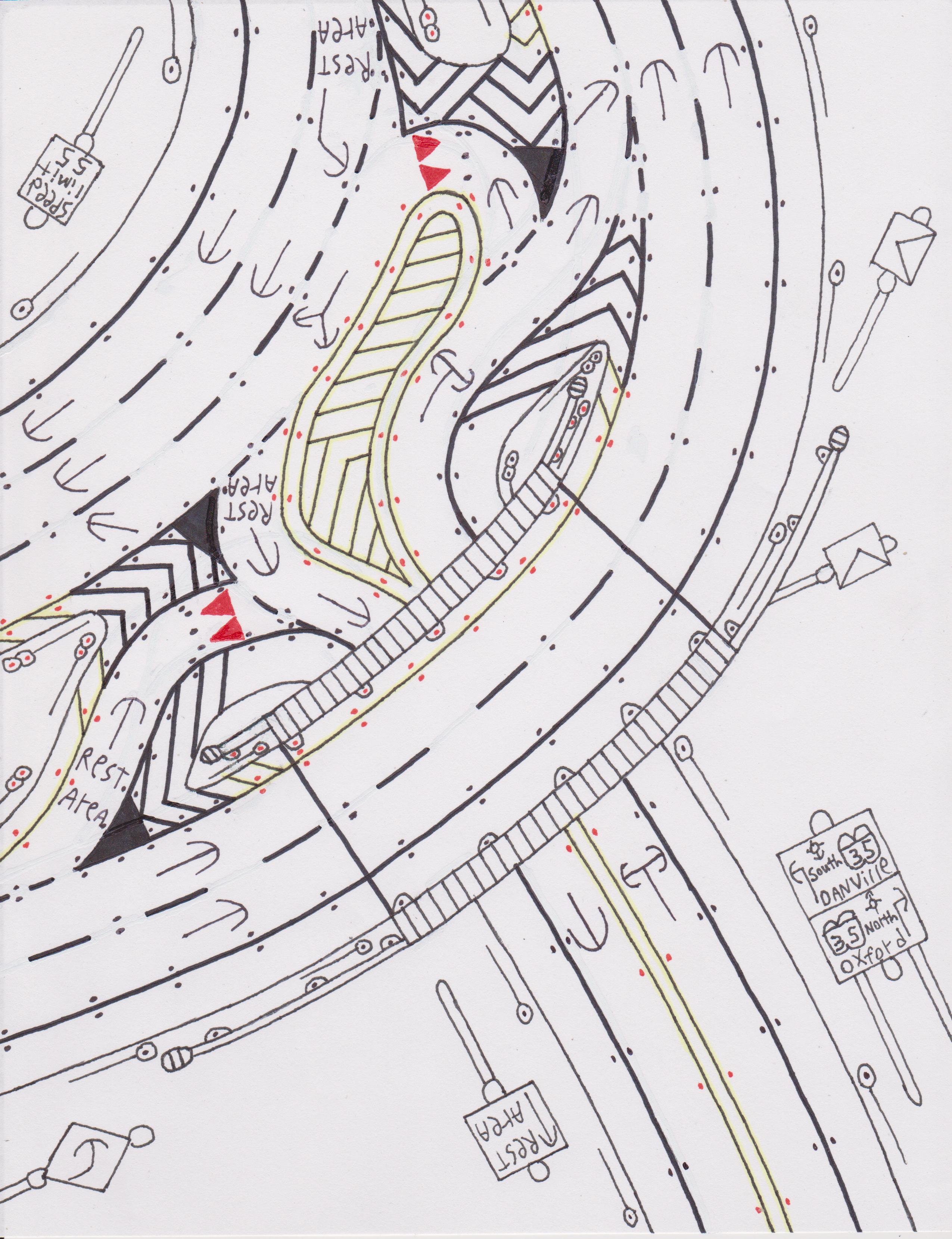 Roadscapes Wednesday Six Spanking New Road Drawings Geek Alabama