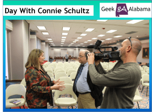 A Day with Connie Schultz - Geek Alabama