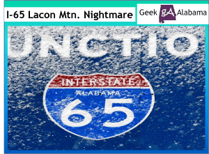 The Interstate 65 Lacon Mountain Nightmare - Geek Alabama