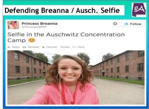 A Post Defending Breanna Mitchell And Her Auschwitz Selfie - Geek Alabama