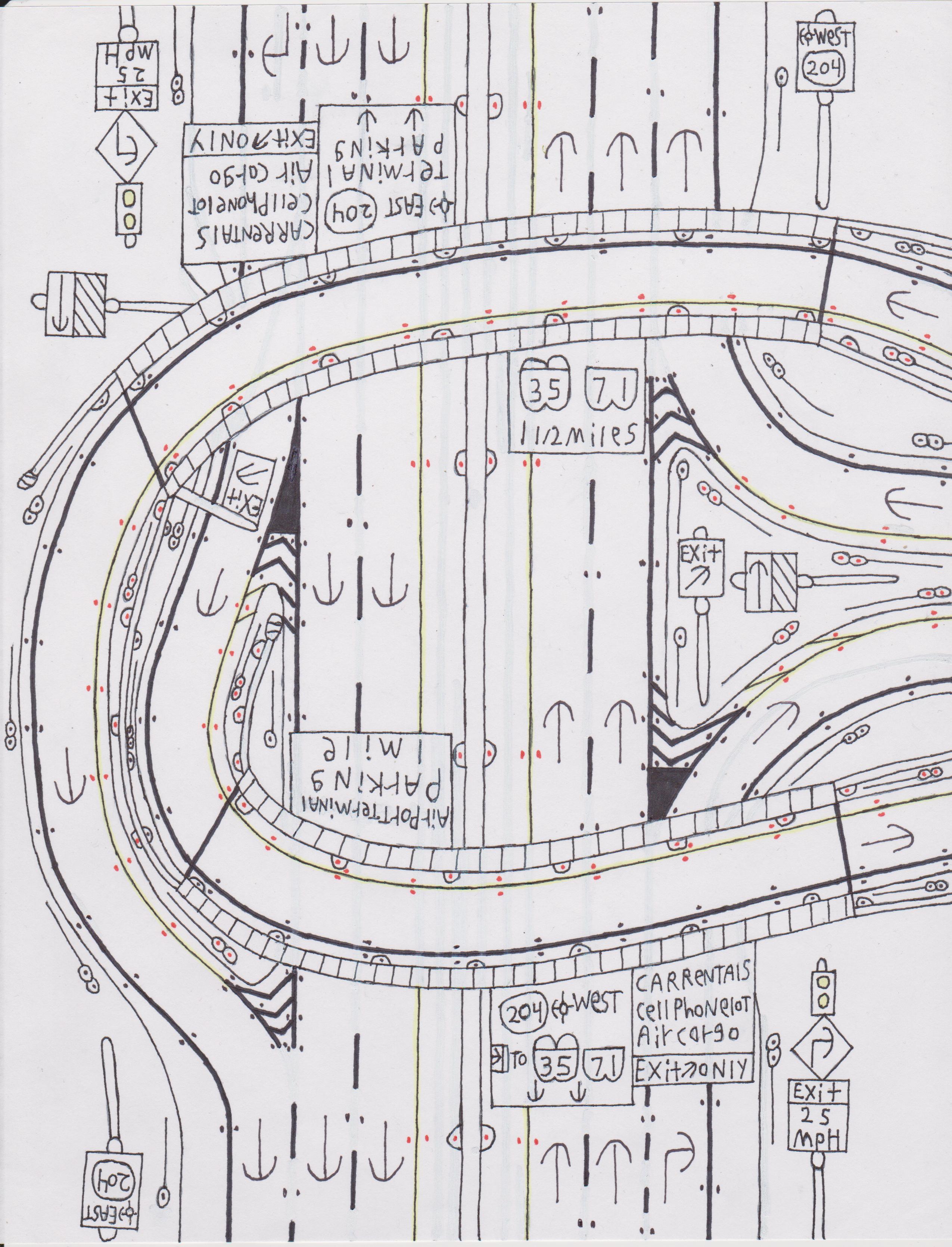 Roadscapes Wednesday Two New Road Drawings And A Traffic Light Video