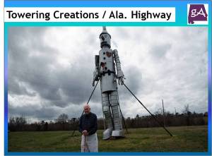 See How Someone Makes Towering Creations Along An Alabama Highway ...