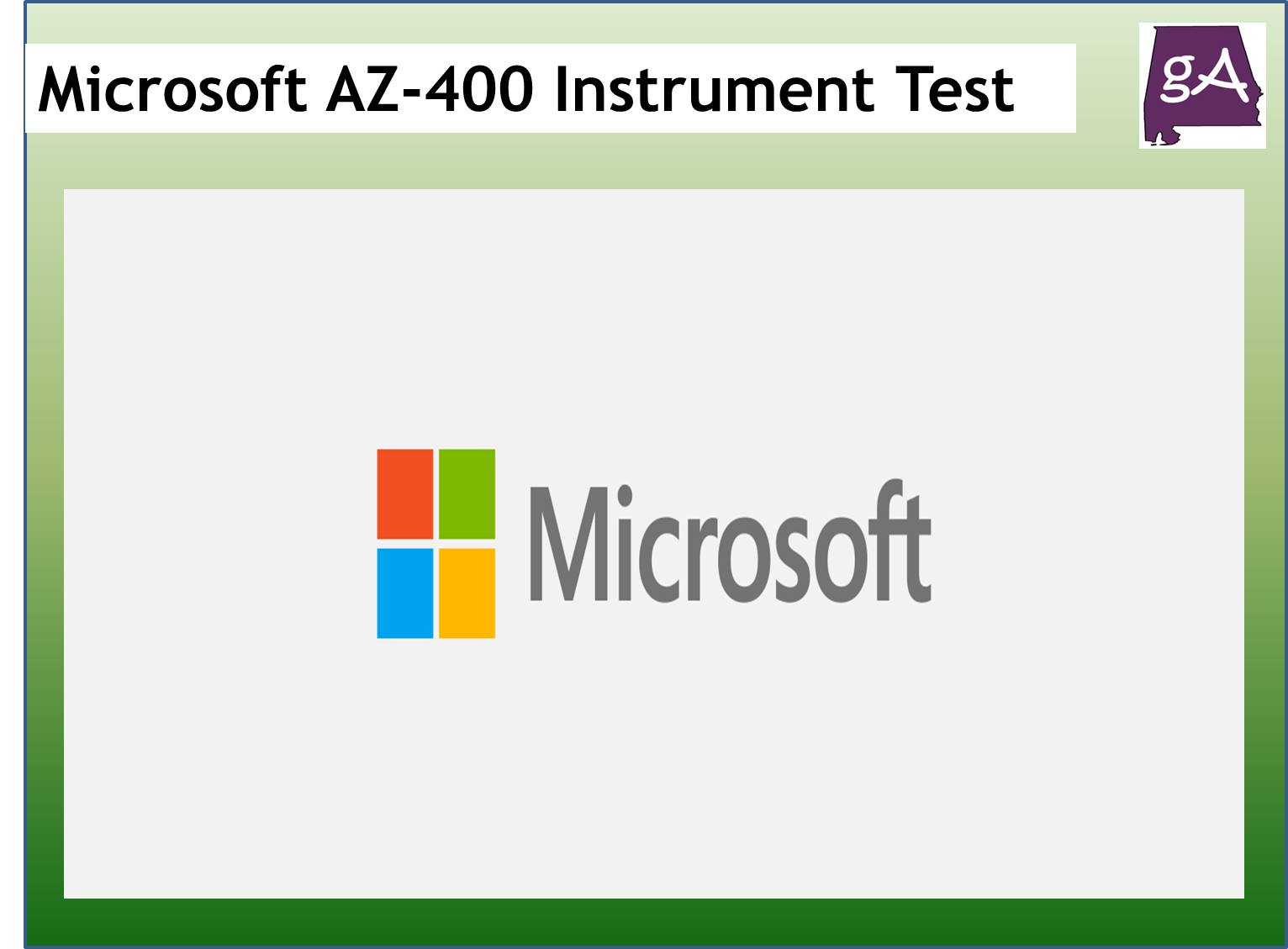 Microsoft AZ-400 Instrument Test How Delicate Is It To Come An Azure ...