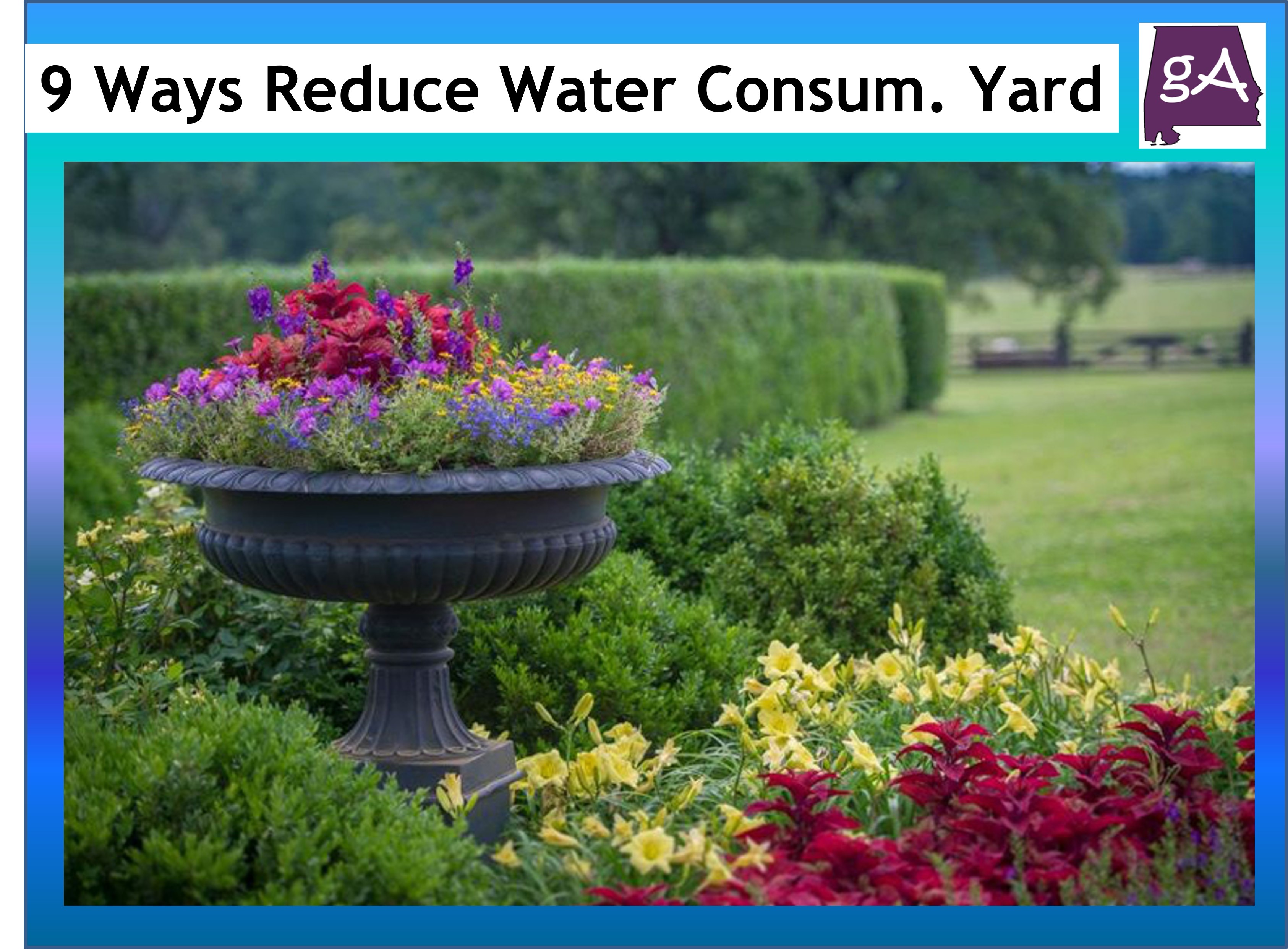 9 Easy Ways To Reduce Water Consumption In Your Yard - Geek Alabama