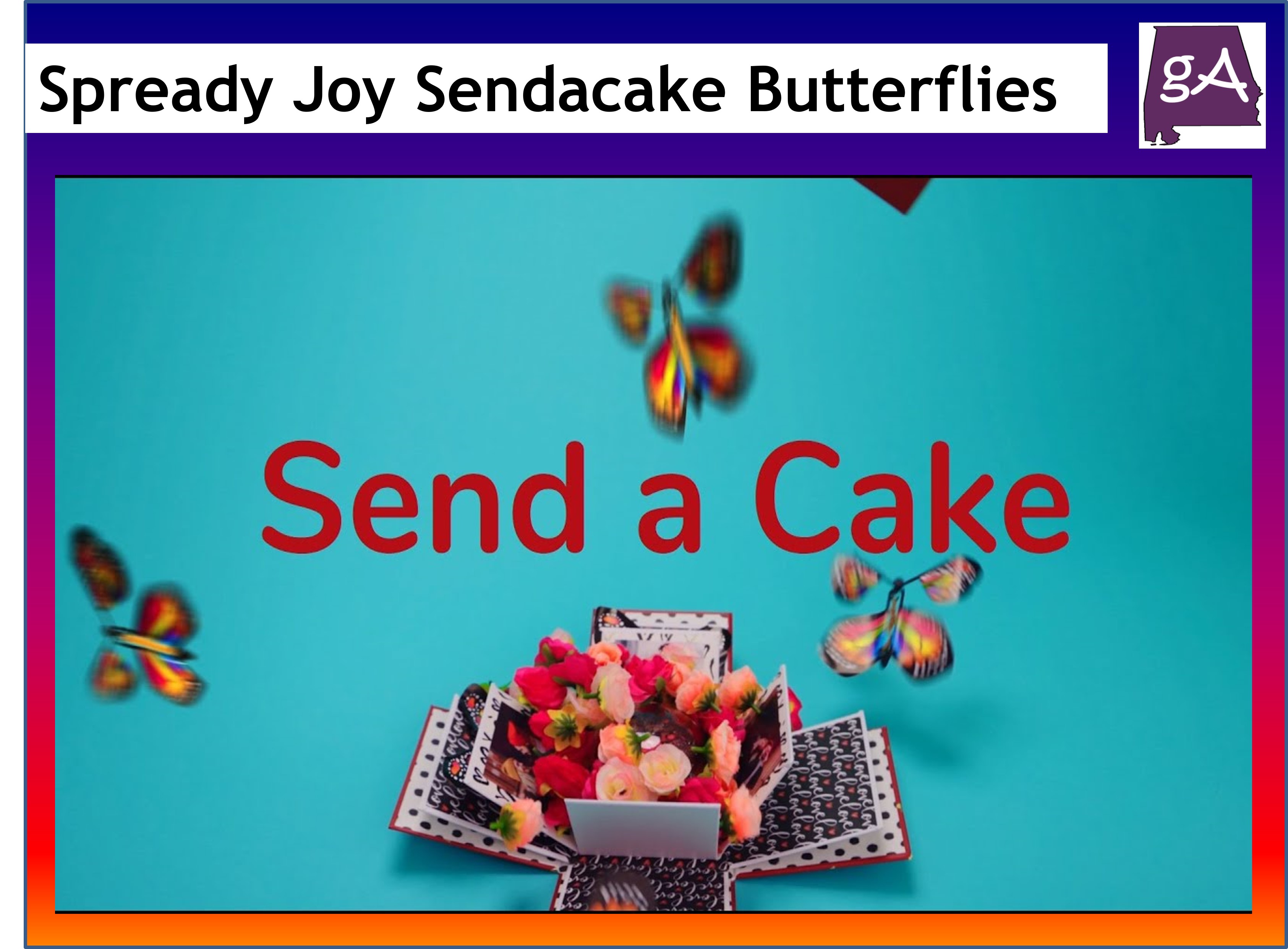 Spread Joy With Sendacake Butterflies - Geek Alabama