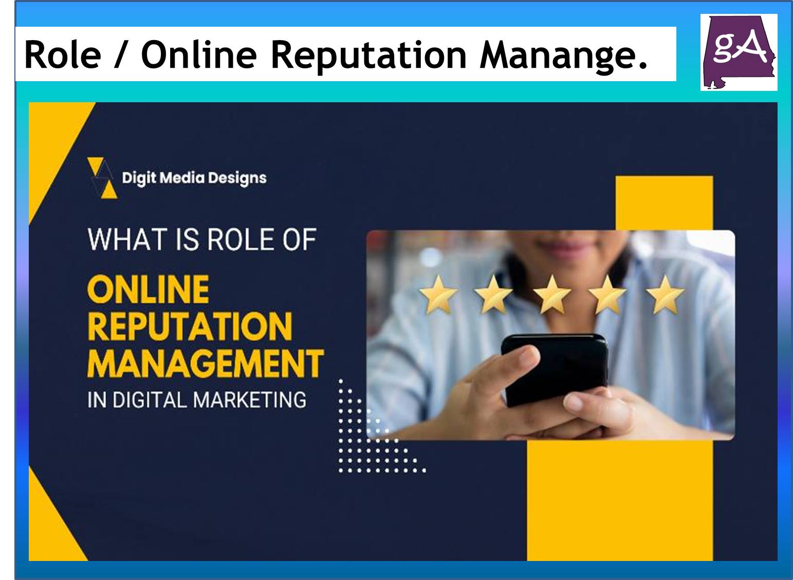 What Is Role Of Online Reputation Management In Digital Marketing ...