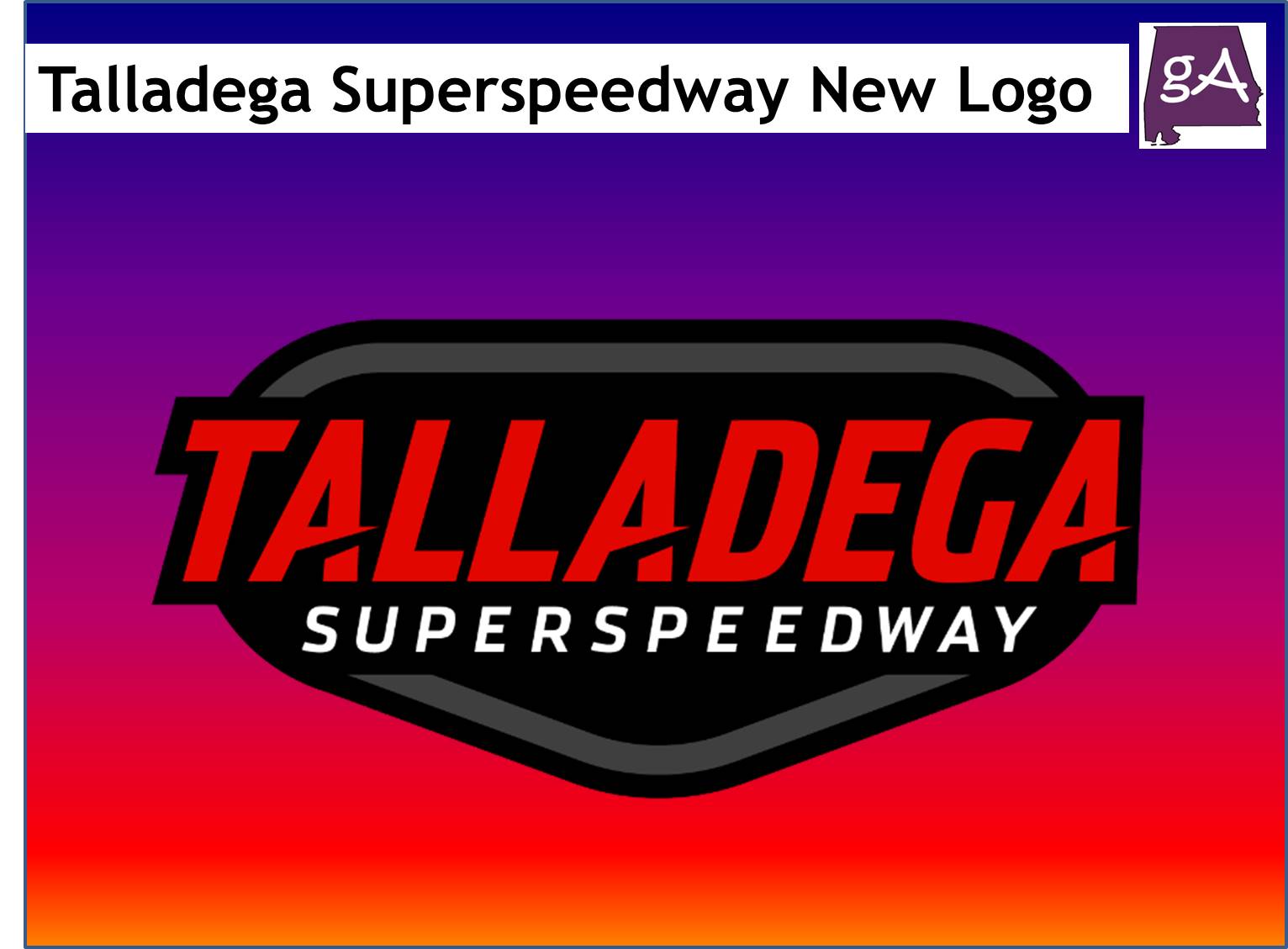 Talladega Racetrack Logo NASCAR Racing Experience At Talladega